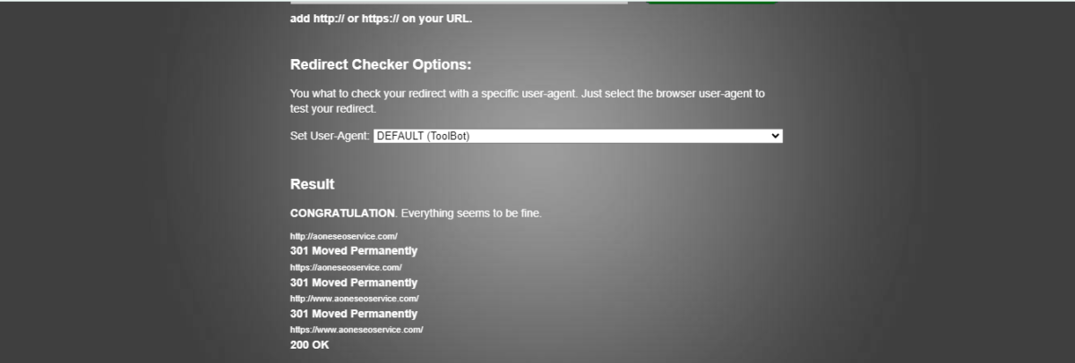 What is HTTP Status Code that includes status code 301, 404, 410, 500, 503?